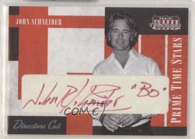 2011 Panini Americana Prime Time Stars Signatures 14/60 John Schneider ...