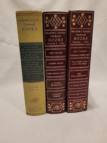 Vintage 50s Lot 3 Reader's Digest First Edition Condensed Books 1954 ...
