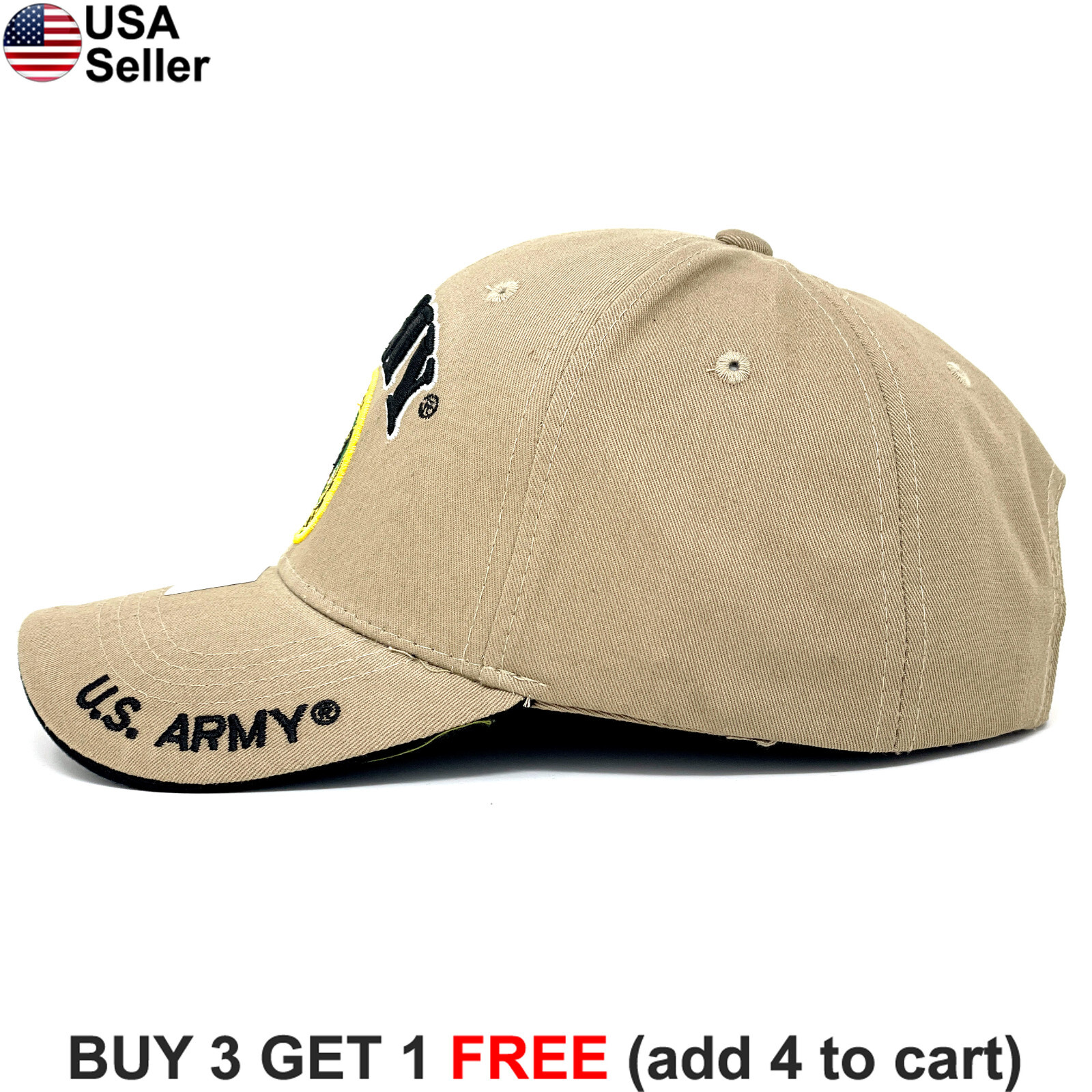 US Army Logo Cap Hat Military Strong U.S. Armed Forces USA Patriotic ...