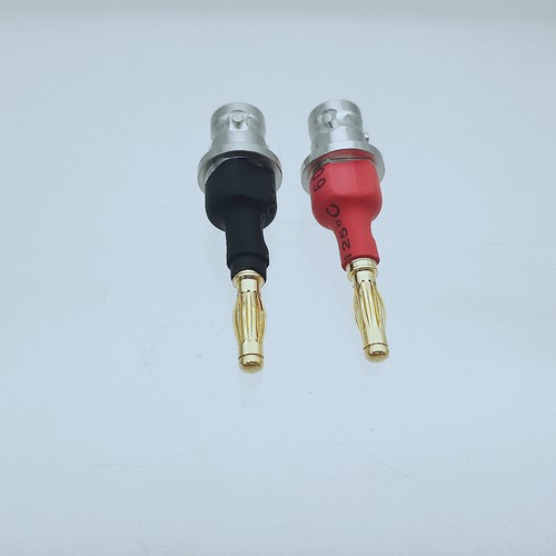 1pair Triax 3-Lugs TRB Jack to 4mm Banana Plug Adapter For Keithley ...