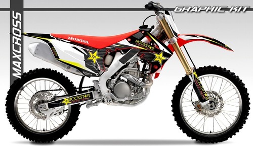 HONDA CRF250R 2010 - 2013 CRF450R 2009 - 2012 MAXCROSS GRAPHICS KIT ...