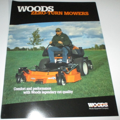 *Woods Zero Turn Mowers Sales Brochure (Models MZ2252K MZ2661K MZ3761K ...