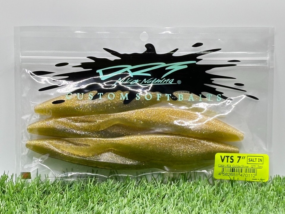 DRT Custom Soft Baits VTS 7" 5 pc Pack Please choose a color Fishing ...