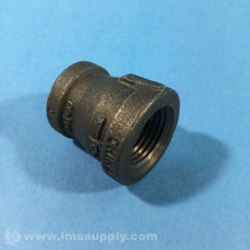 IBRCDC 1/2 x 3/8 in Iron Reducing Coupling, Threaded 150# Black USIP | eBay