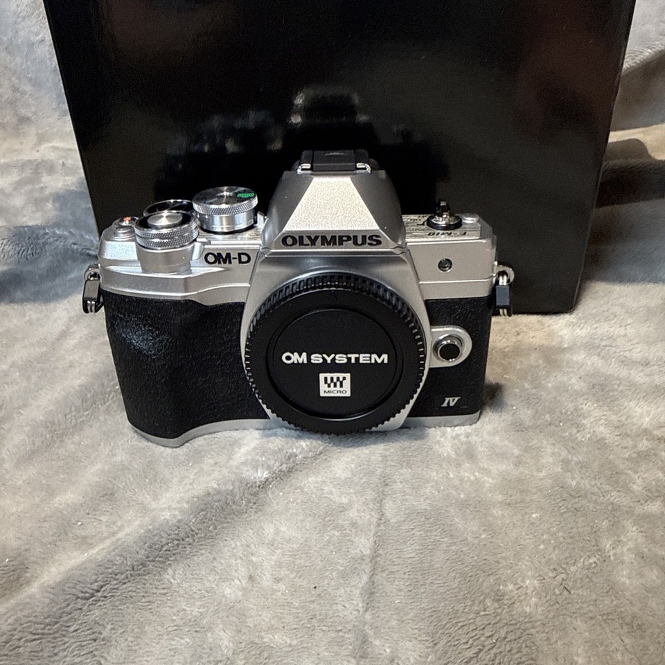New Open Box Olympus OM-D E-M10 Mark IV Mirrorless Black Camera - Body ...