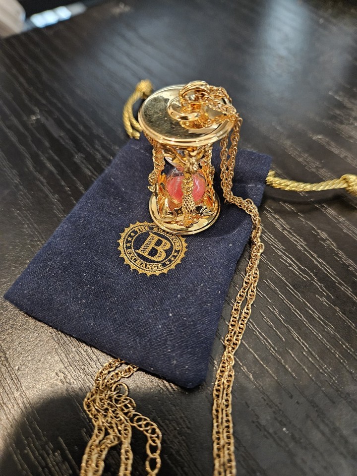 THE WIZARD OF OZ Hourglass Of Destiny Pendant Necklace by The Bradford ...