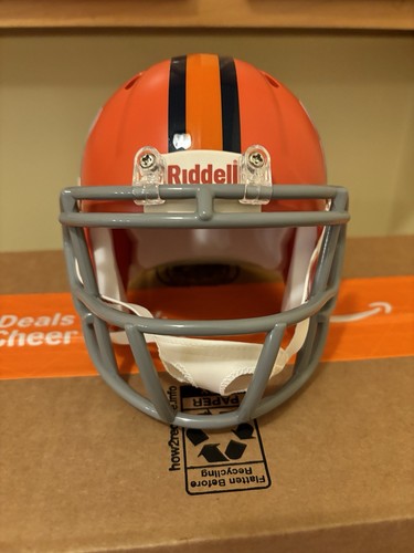 Auburn Tigers Mini Football Helmet Custom Concept Riddell Speed Flat ...