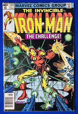 Iron Man #134 (1980) Rodney Dangerfield Cameo; Marvel Comics; Bronze ...