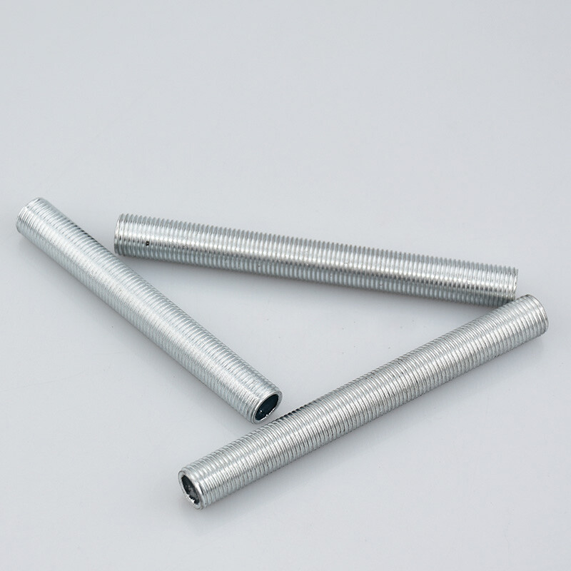 1x M10 12-45cm Allthread Hollow Threaded Rod Tube, Electrical Lamp ...