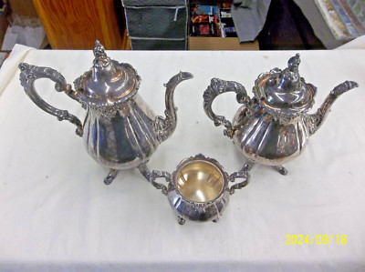 Tea/Coffee Pots & Sets - Baroque Silver Plated