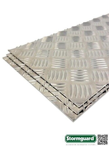 Aluminium Flat Tread Plate Chequer Treadplate 5 Bar Sheet 2mm Various ...