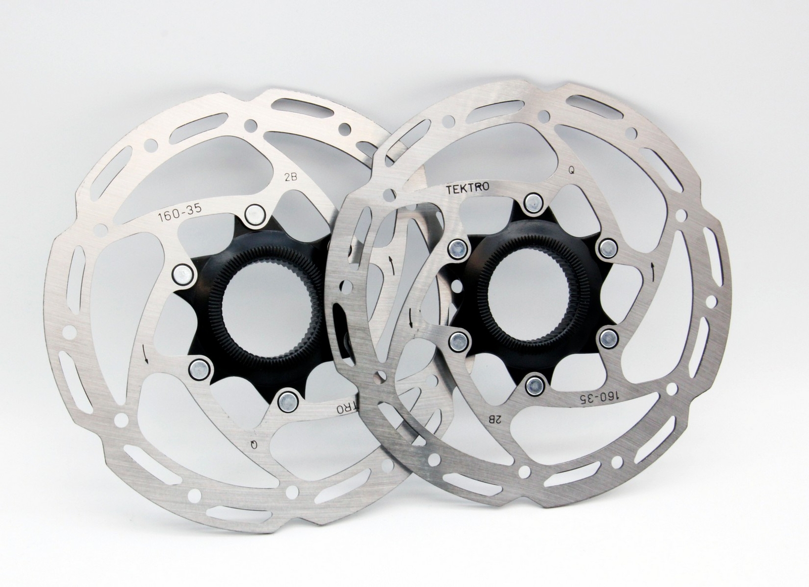 TRP Spyre Cycle Flat-Mount Disc Brake Calipers w/Tektro CenterLock ...