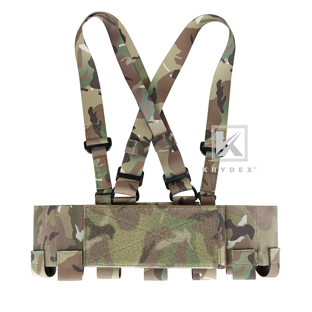 KRYDEX Concealed Carry Low-Vis 5.56 Ready Chest Rig Tactical Elastic ...