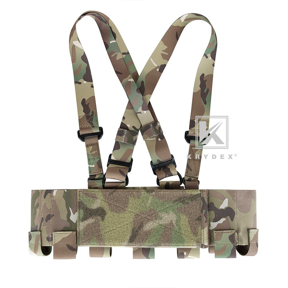 KRYDEX Concealed Carry Low-Vis 5.56 Ready Chest Rig Tactical Elastic ...