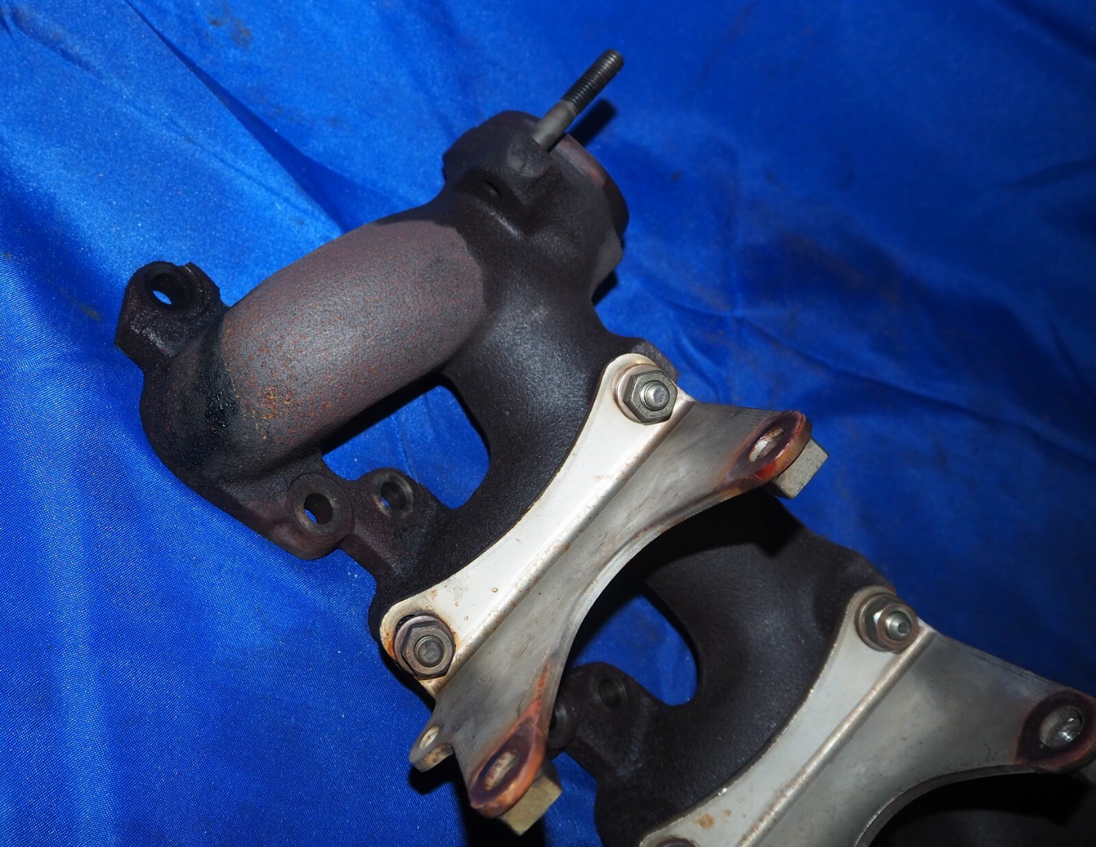 MERCEDES BENZ Om603 Diesel Lower Turbo Exhaust Manifold for sale online ...