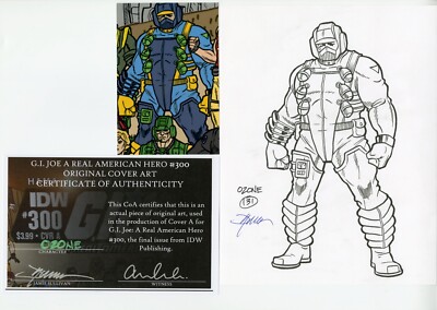 GI JOE #300 OZONE #131 ORIGINAL COVER ART IDW by JAMIE SULLIVAN with ...