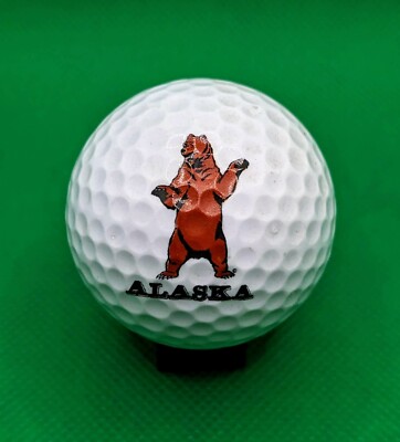Alaska Bear Collectible logo golf ball | eBay