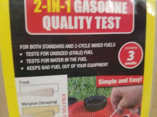 Mechanic in a Bottle 3 Swabs Gasoline Quality Test Kit Standard & 2 ...