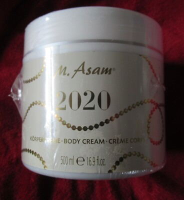 M. Asam 2020 Body Cream LARGE Size 16.9oz/500ml NEW FACTORY SEALED | eBay