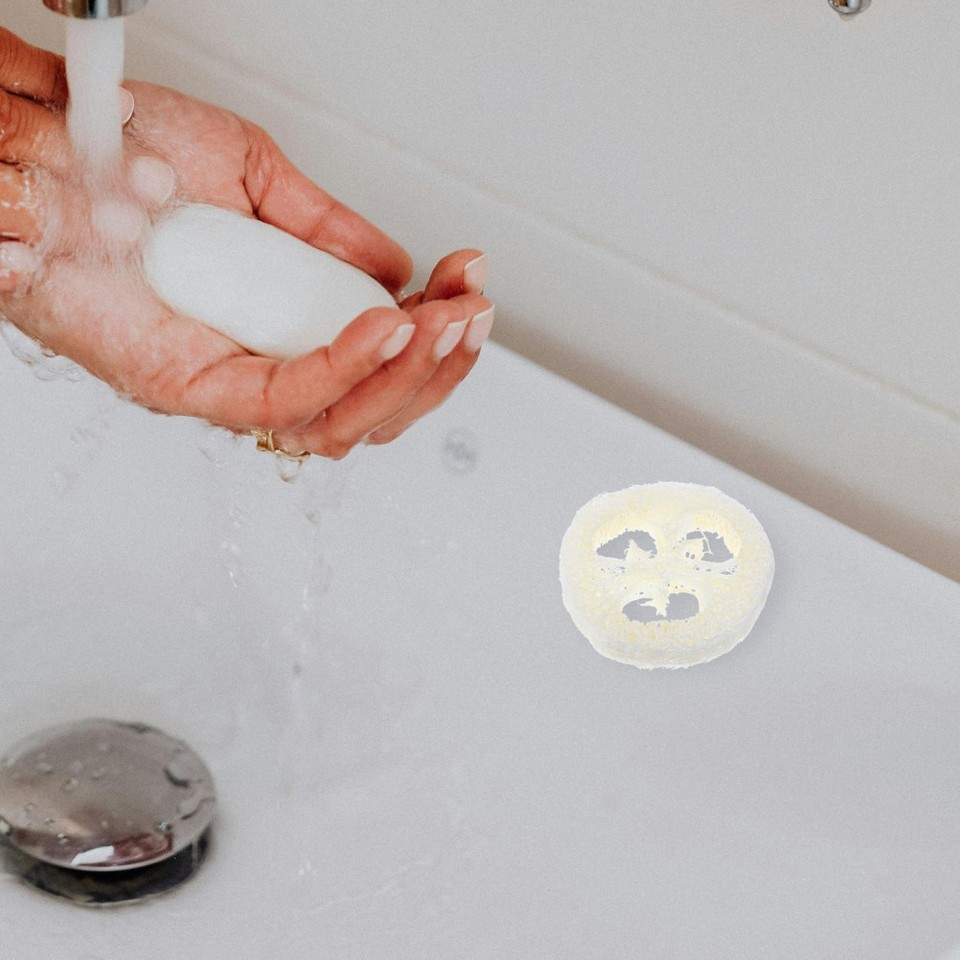 20pcs Loofah Cuts Soap Pad Tray Shower Soap Trays Soap Dish Holder Mats ...