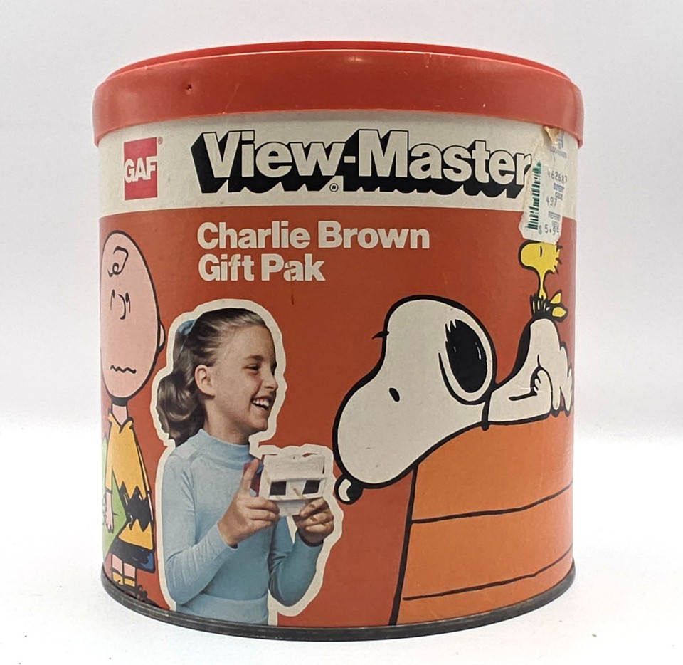 Vintage Viewmaster Charlie Brown Gift Pak with Spiderman Mighty Mouse ...