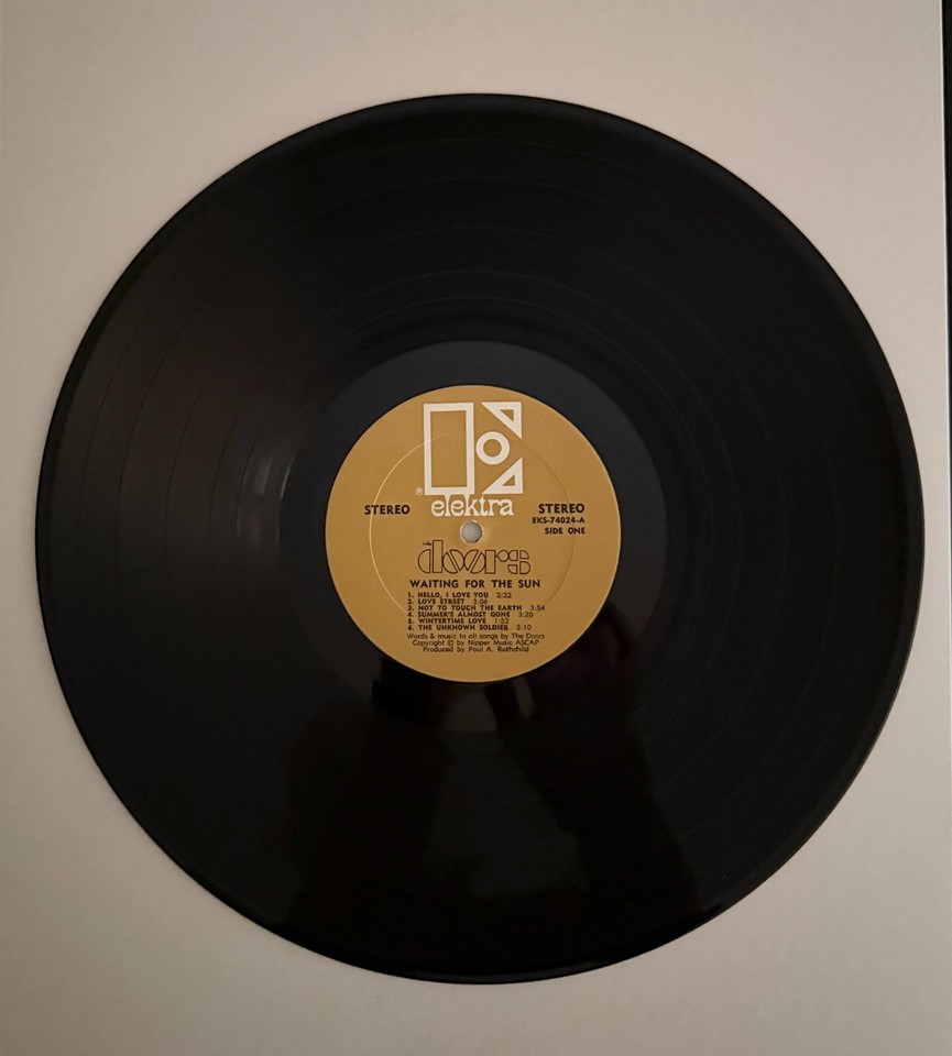 The Doors Waiting For The Sun 1st Original Pressing 1968 Gold Label LP ...
