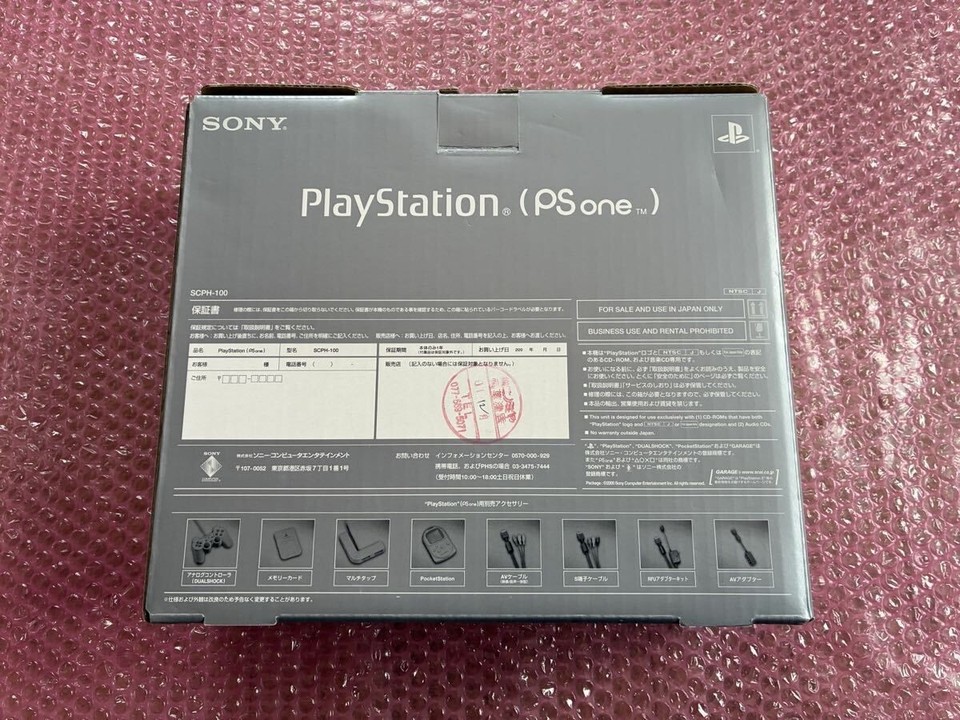 Sony PS One PlayStation Console SCPH-100 NTSC-J Japanese PS1 w/Box ...
