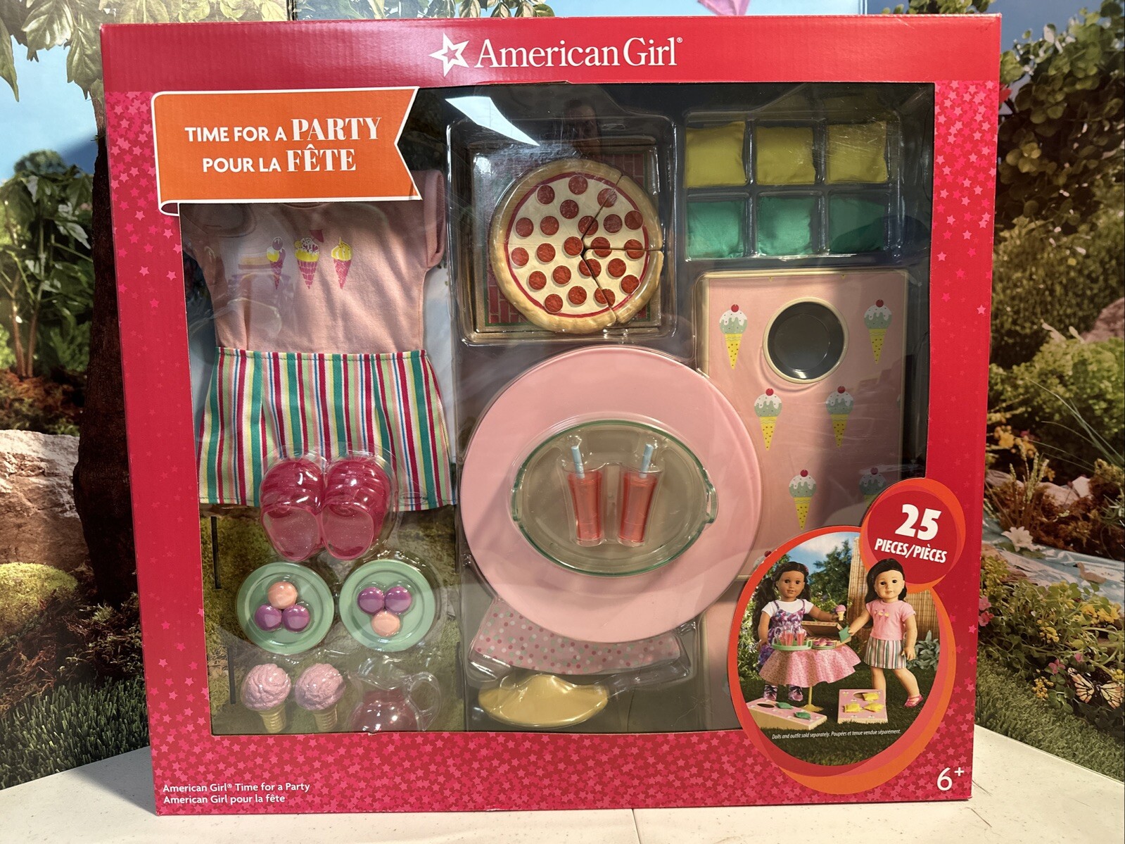 American Girl Doll Time For A Party Set COSTCO NRFB Retired Cornhole ...