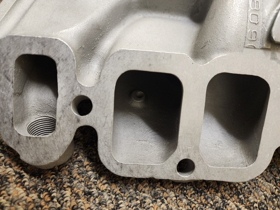 NOS GM 3937797 Tri Power Aluminum Intake Manifold Big Block Chevy 68-69 ...