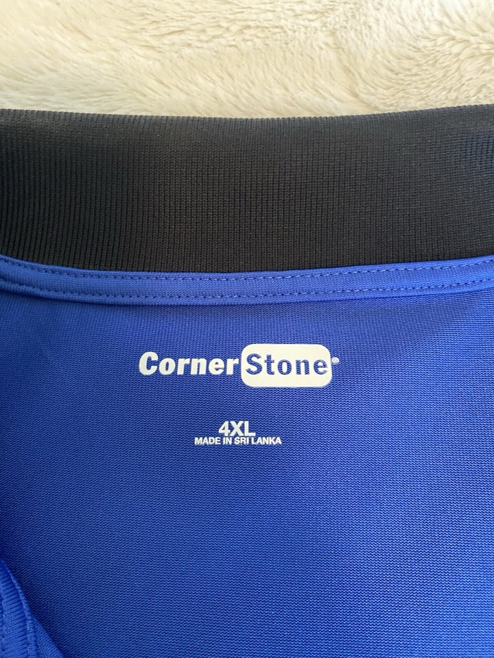 Fastenal Polo Shirt Blue Black Mens 4xl | eBay