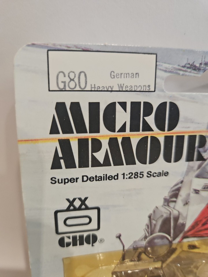 Micro Armour G80 -no10- 1/285 Scale WWII GHQ Vintage Sealed | eBay