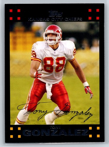 2007 Topps Tony Gonzalez Kansas City Chiefs #204 | eBay
