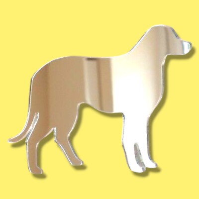 Labrador Standing Dog Shaped Acrylic Mirrors - Various Sizes | eBay UK