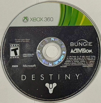 Destiny Microsoft Xbox 360 - Disc Only 47875846579| eBay