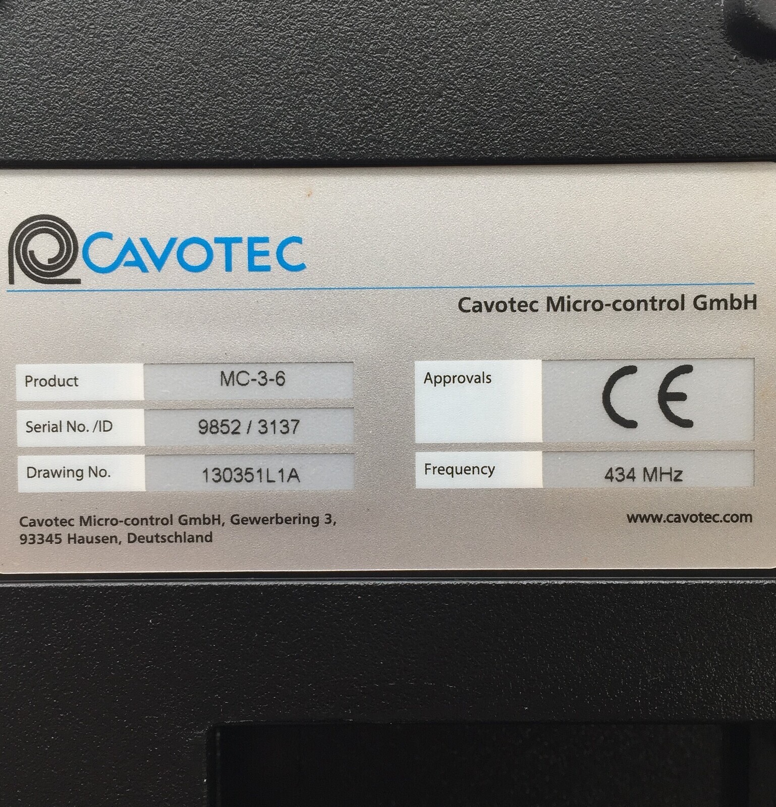 Cavotec MC-3-6 Micro Control Remote | eBay
