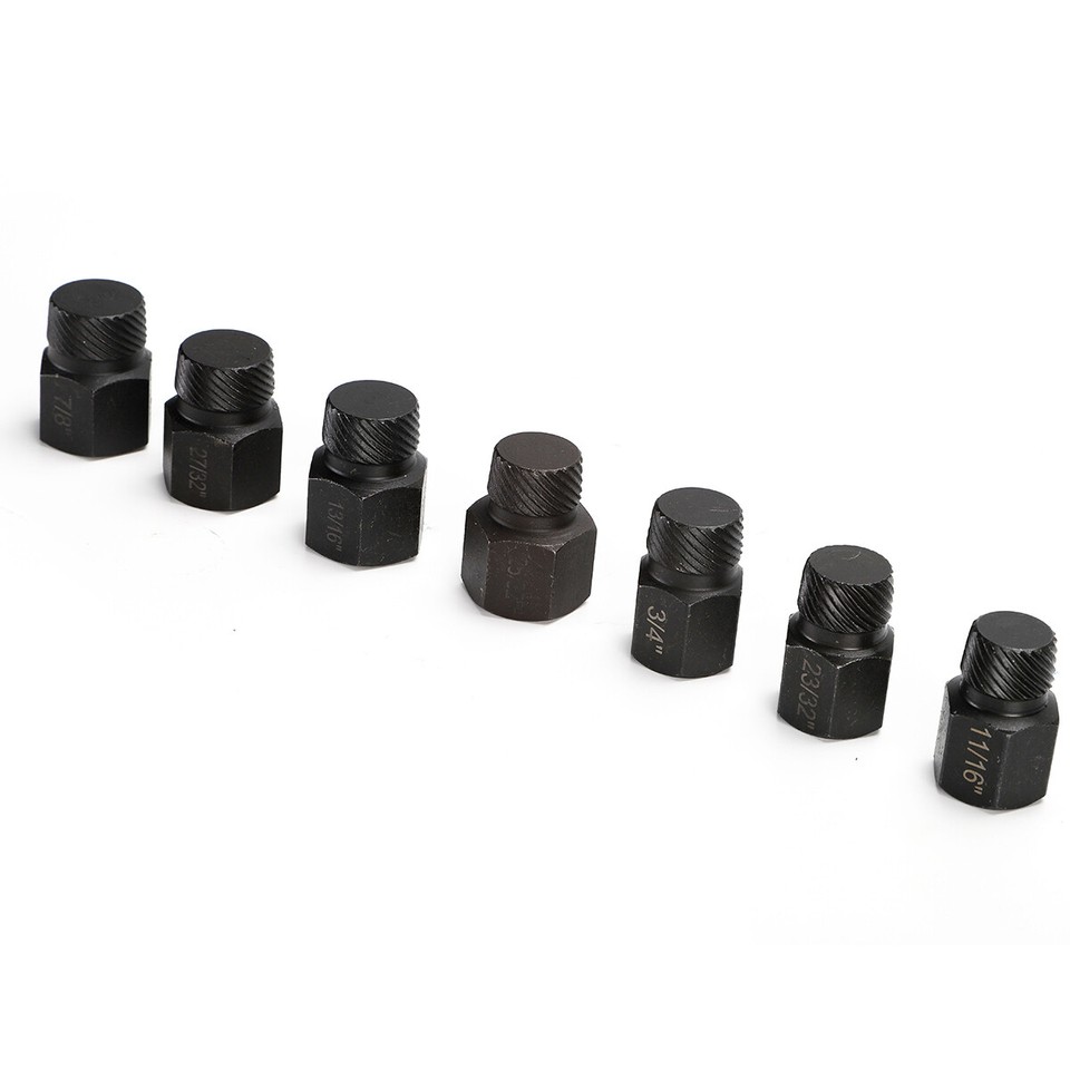 25-Piece Easy Out Screws Bolt Extractor Socket Set Hex Head Rounded ...