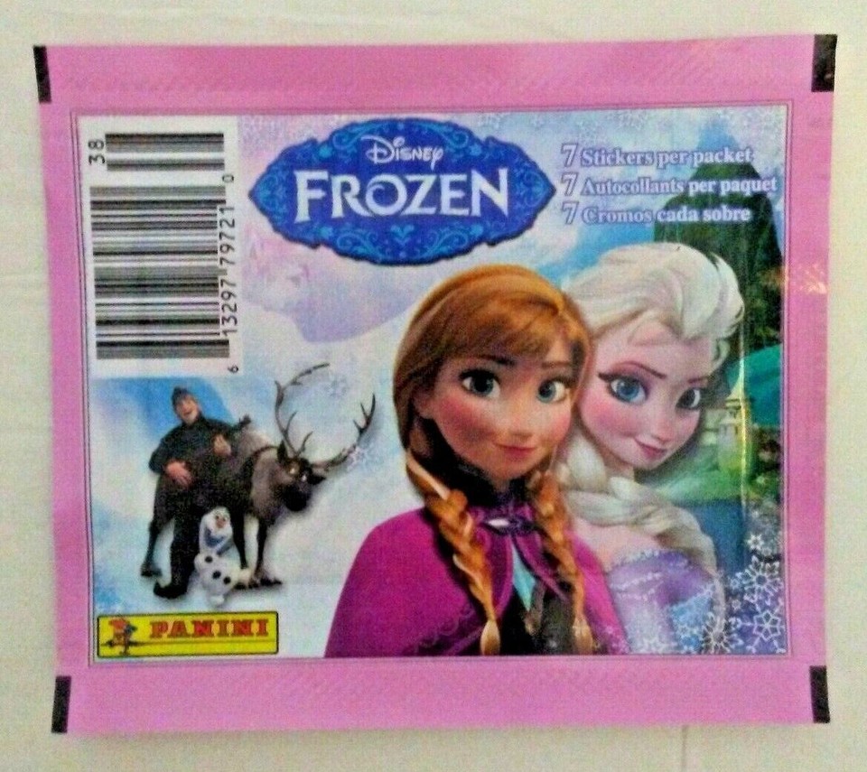 Panini Disney Frozen Sticker Album With 10 STICKERS + 15 PACKS OF ...