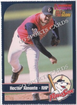 2003 Pawtucket Red Sox Dunkin Donuts SGA Hector Almonte RC Rookie Red ...