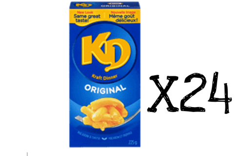 24 - 225g Boxes KD Original KRAFT DINNER Canadian Made FRESH ...