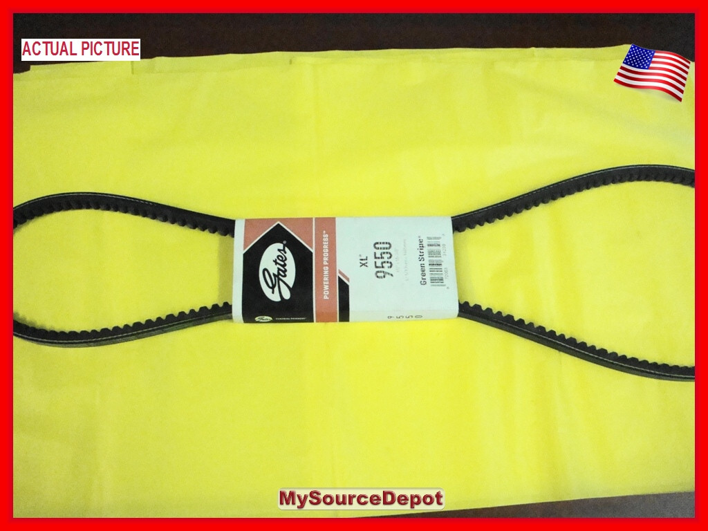 Gates 9550 XL High Capacity V-Belt 13A1395 Green Stripe 12.5/13MM X ...