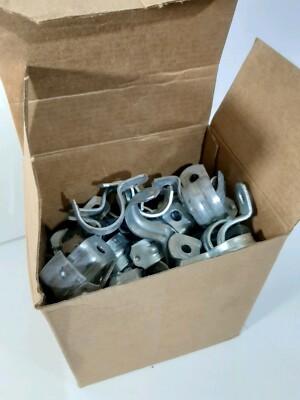 (50 pcs) Steel 1 One Hole EMT Straps 1/2" Snap On 532 Nesco Electrical ...