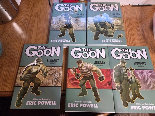 THE GOON LIBRARY EDITIONS COMPLETE VOL 1 2 3 4 & 5, HARDCOVER, vol 1 ...