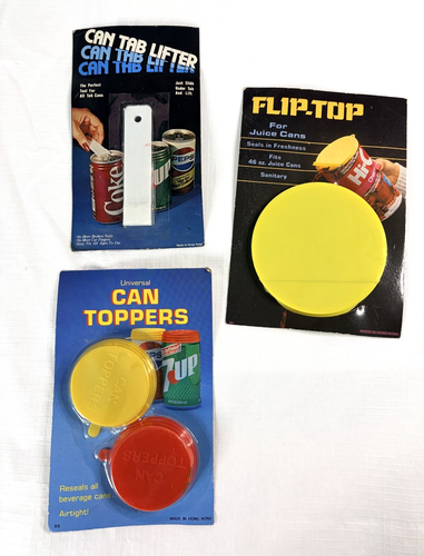 VTG FLIP-TOP Juice 46oz Cans Made In Hong Kong,Can Tab Lifter, Can ...