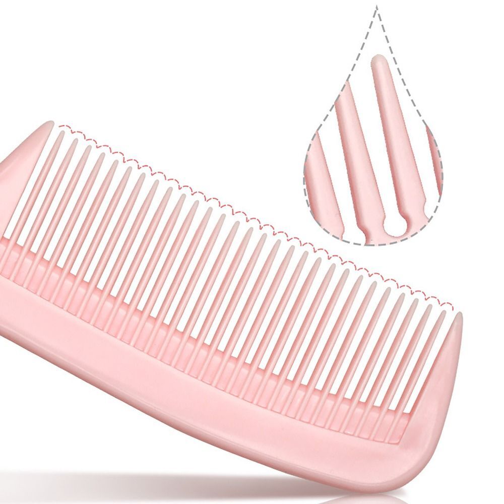 Pink Ponytail Comb Dense Tooth Barber Comb Convenient Styling Tool ...