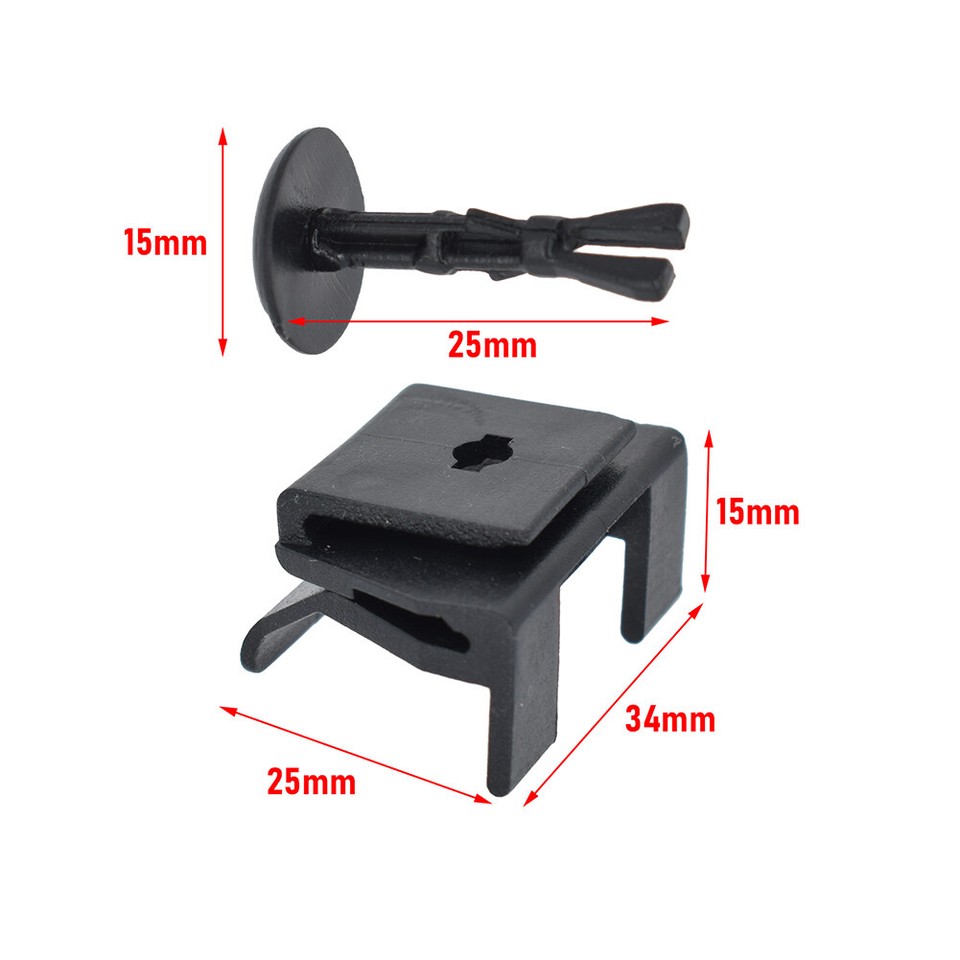 5set Car Inner Wheel Well Bumper Cover Retainer Clips for Toyota Camry ...