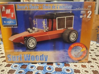 AMT Buyers Choice SURF WOODY Custom Hot Rod Model Kit New 2003 sealed ...