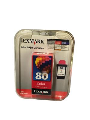 Lexmark Color Inkjet Cartidge 12A1980, New! | eBay