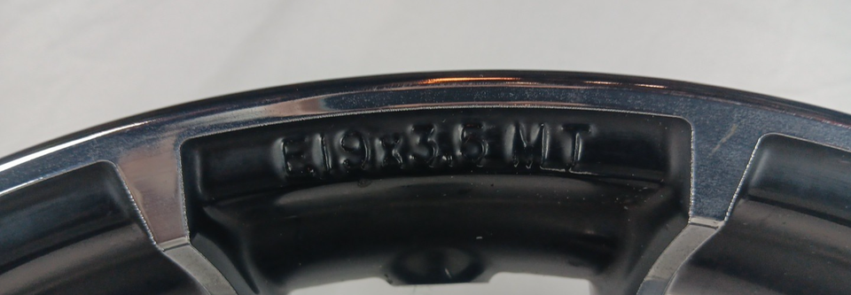 HARLEY DAVIDSON GENUINE 19x3.5 TOURING TALON TURBINE FRONT WHEEL W ...