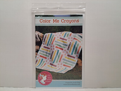 It's Sew Emma Pattern - Color Me Crayons Quilt (57.5" x 76.5") #ISE-130 ...