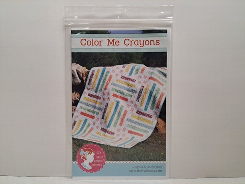 It's Sew Emma Pattern - Color Me Crayons Quilt (57.5" x 76.5") #ISE-130 ...